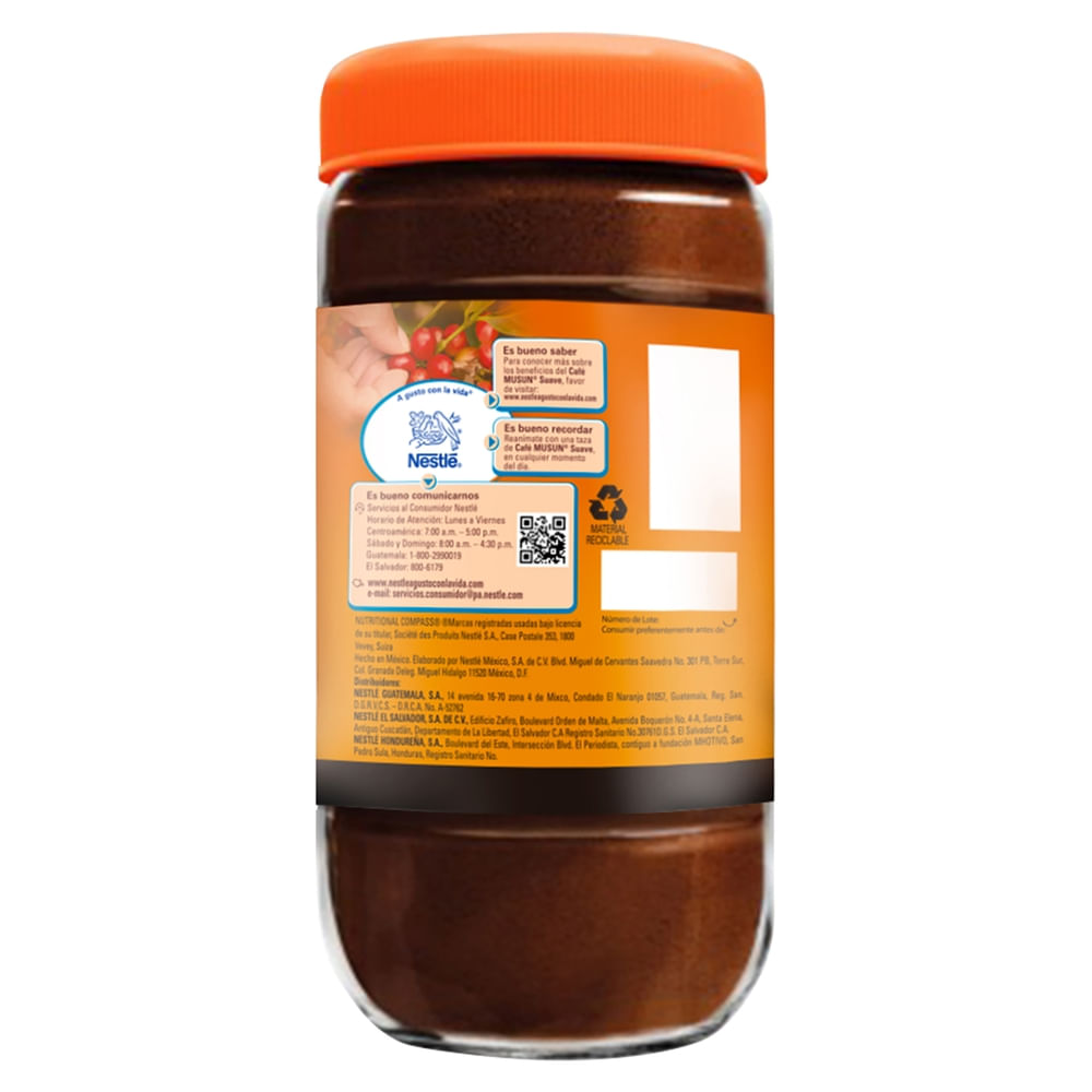 Comprar MUSUN® Suave Café Instantáneo Frasco 80g | Walmart Guatemala ...