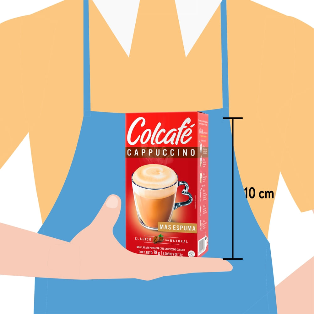 Comprar Café Colcafe Cappuccino Clásico - 78 g | Walmart Guatemala ...