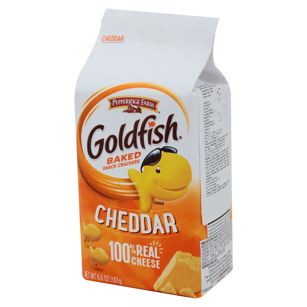 Comprar Galleta Goldfish Sabor A Cheddar Con Forma De Pececitos - 187g ...