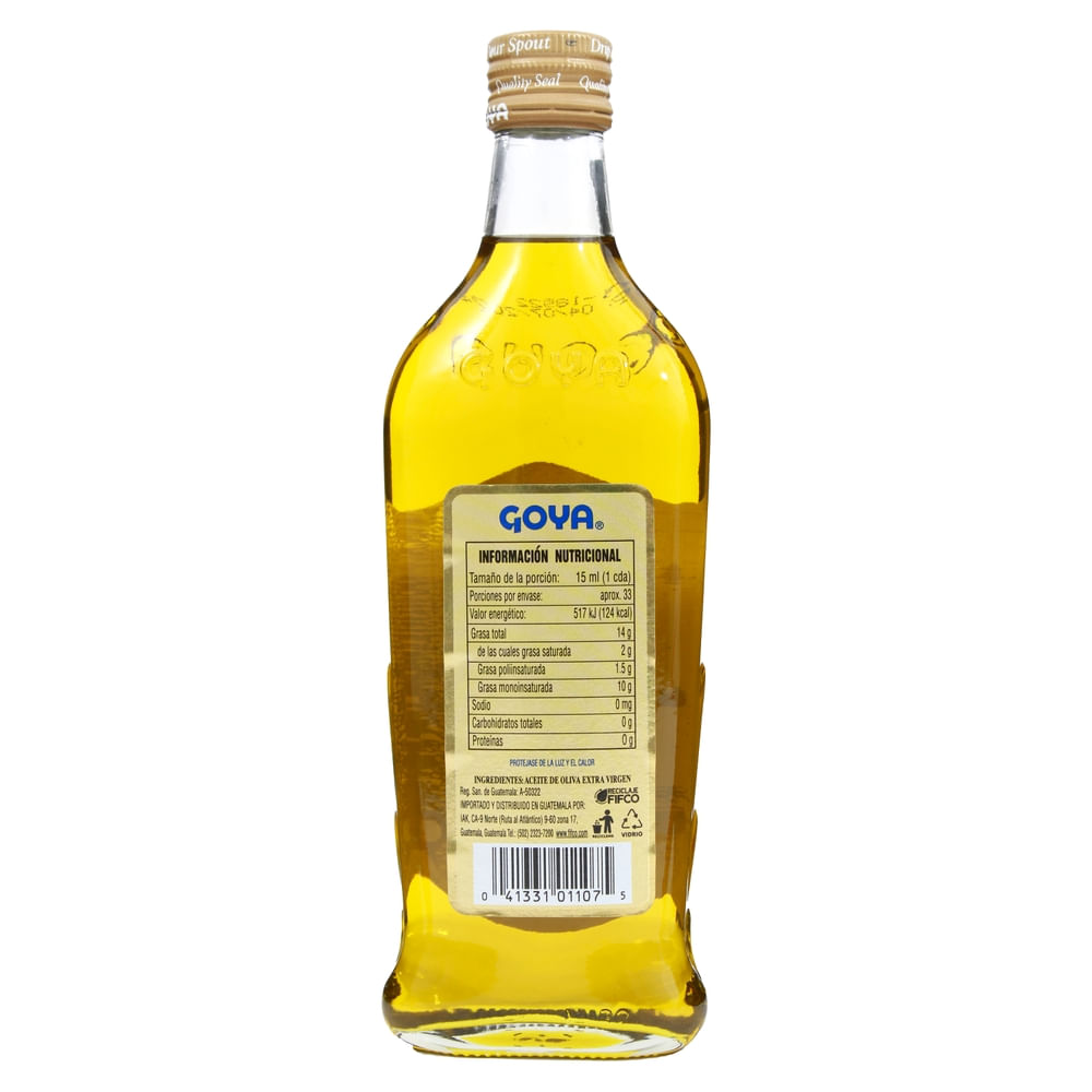 Comprar Goya Aceite De Oliva Extra Virgen 17 Onz | Walmart Guatemala ...