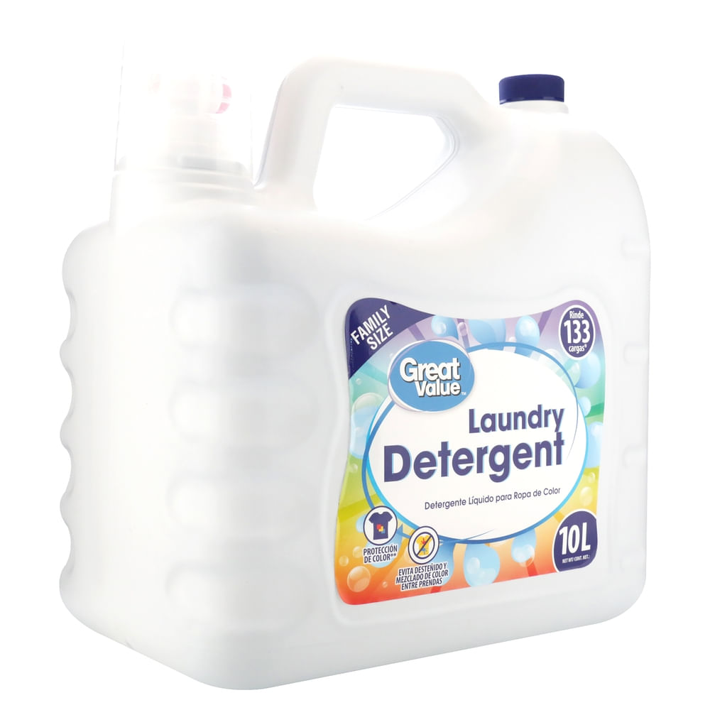 Comprar Detergente Great Value Líquido Ropa De Color - 10 L | Walmart ...