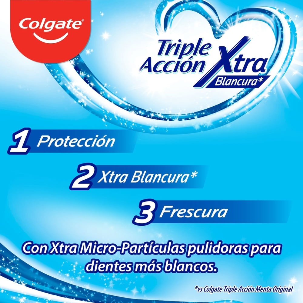Comprar Pasta Dental Colgate Triple Acción Xtra Blancura 125 Ml