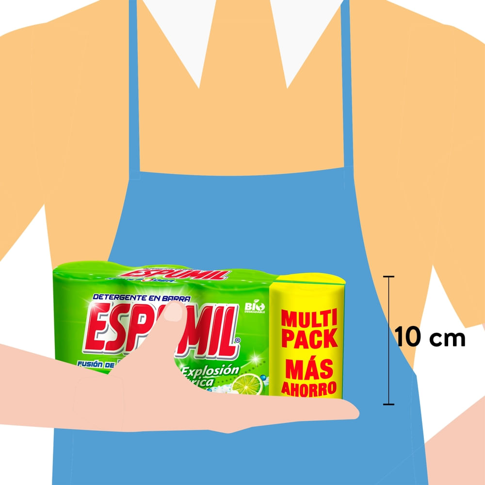 Comprar Jabón En Barra Espumil Fusión Poder Multipack - 1000 g ...
