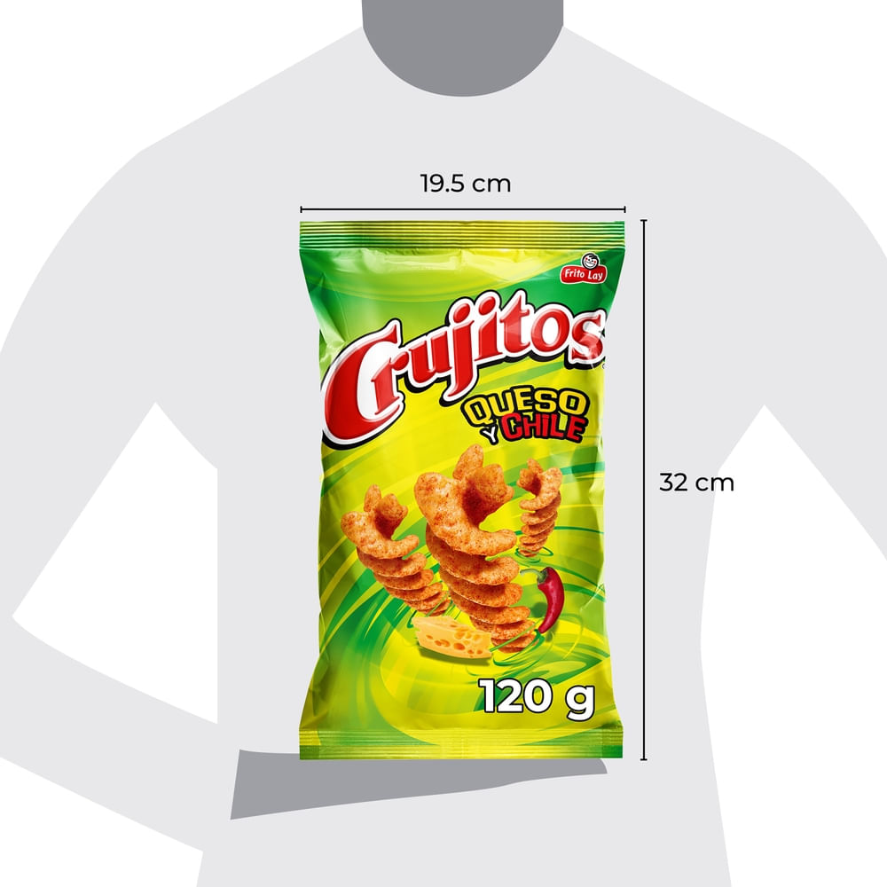 Comprar Snack Frito Lay Crujitos Queso y Chile - 120 g | Walmart ...