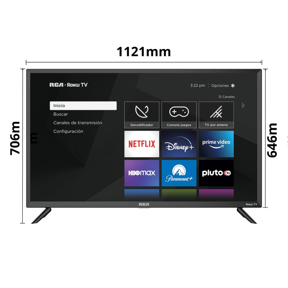 Pantalla RCA LED Smart Roku UHD 4K - 50 pulgadas - Walmart | Guatemala