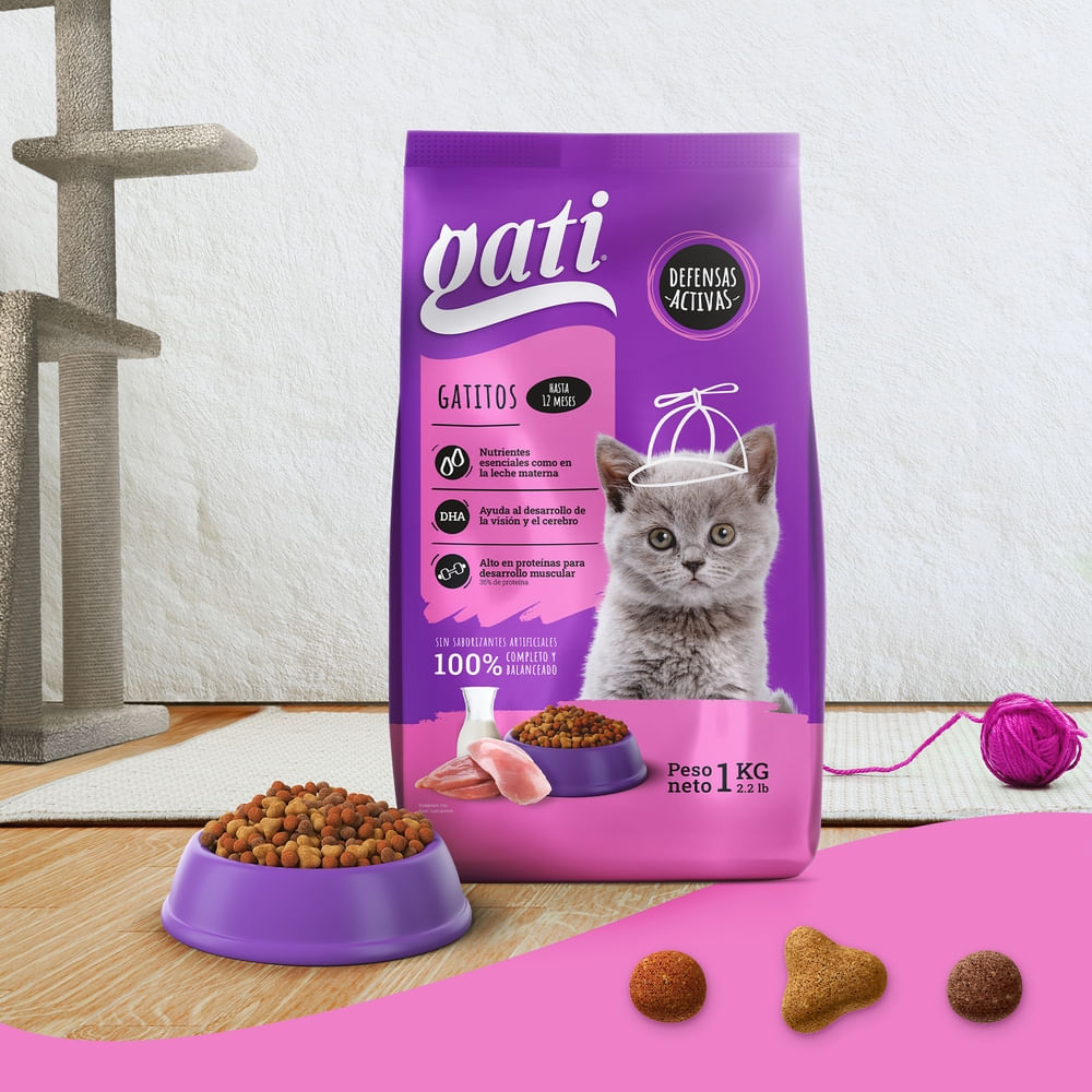 Comprar Alimento Gati Para Gatos - 1000 g | Walmart Guatemala