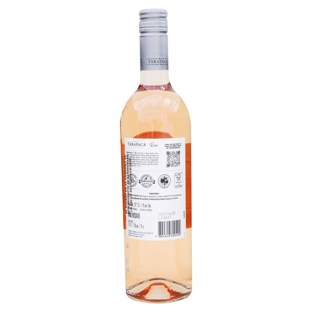 Comprar Tarapaca Varietal Rose 750ml | Walmart Guatemala - Paiz | Guatemala
