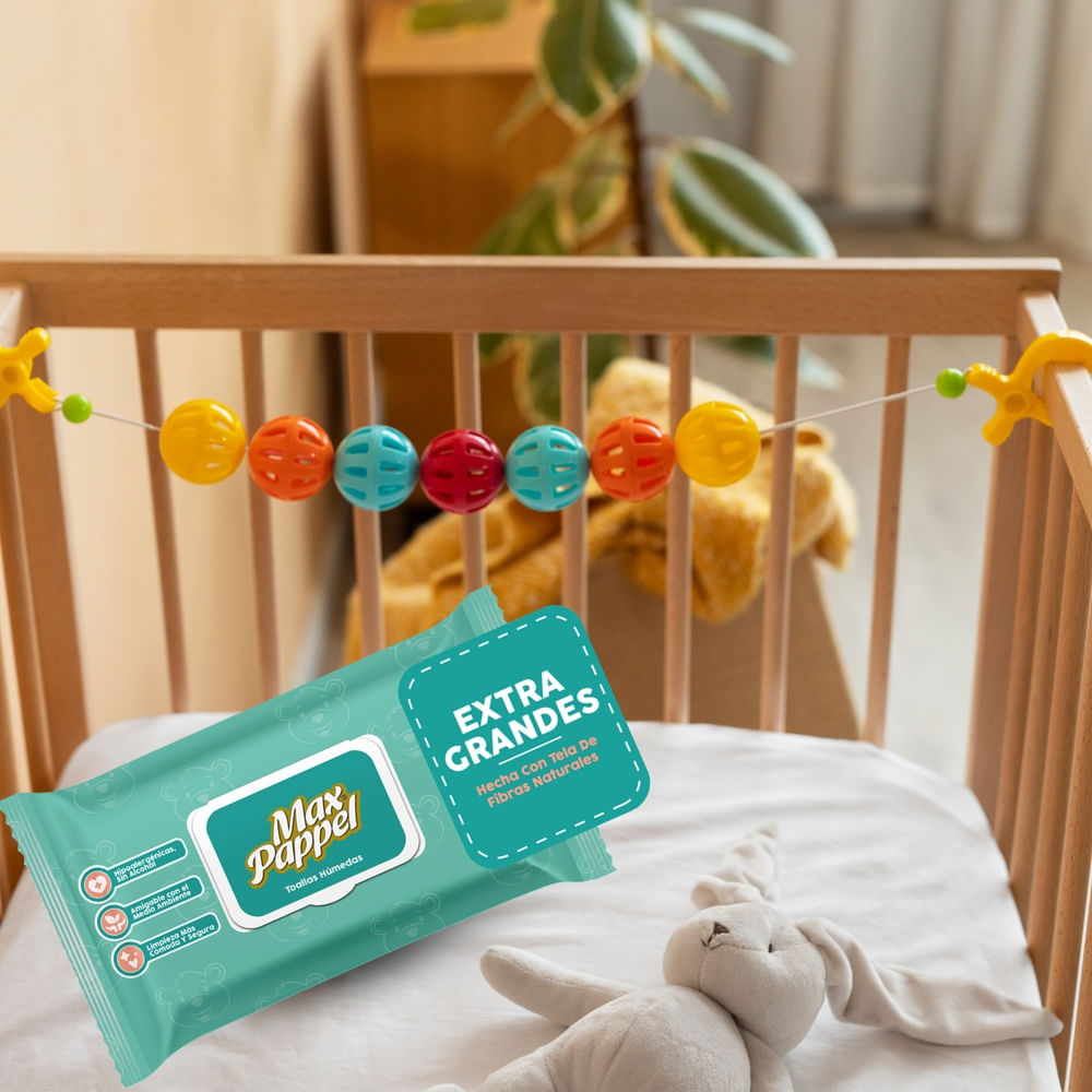 Comprar Toallitas Humedas Max Pappel Extra Grandes - 80 uds | Walmart ...