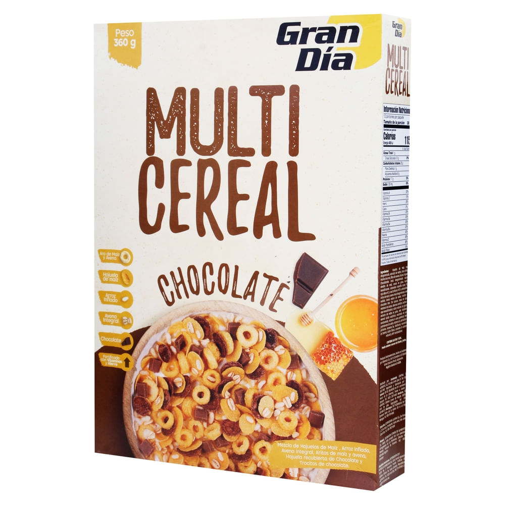 Comprar Multicereal Gran Día Chocolate - 360 g | Walmart Guatemala