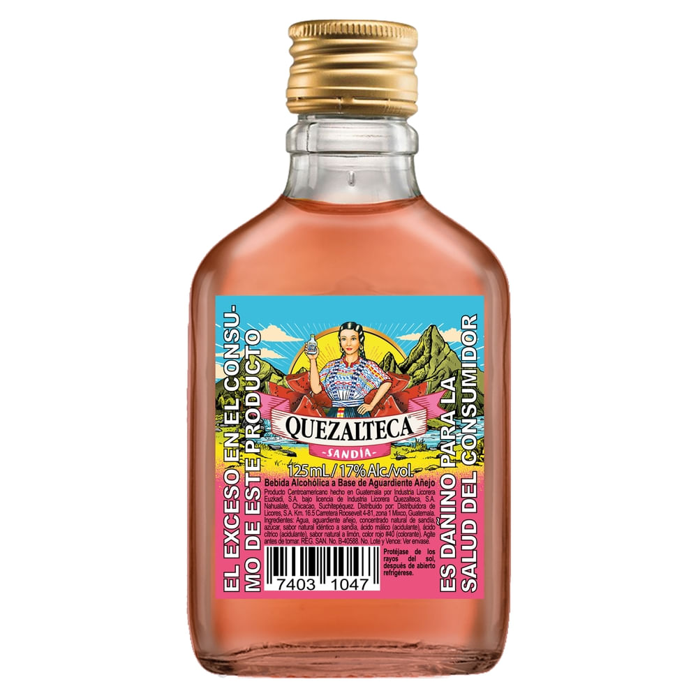 Comprar Ron Quezalteca Sabor Sandía - 125ml | Walmart Guatemala ...