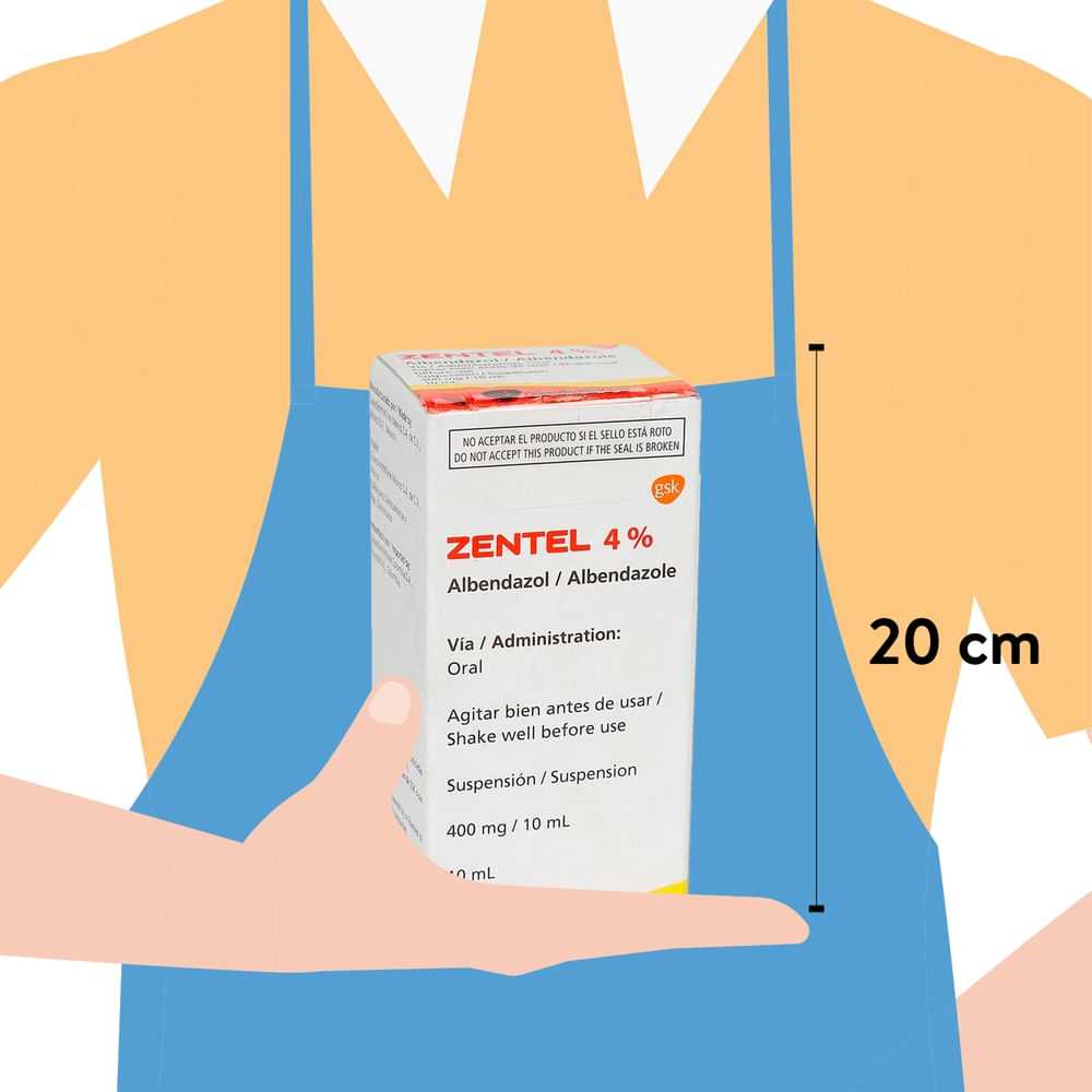 Comprar Suspensión Oral Zentel 10 ml- 1 Frasco | Walmart Guatemala