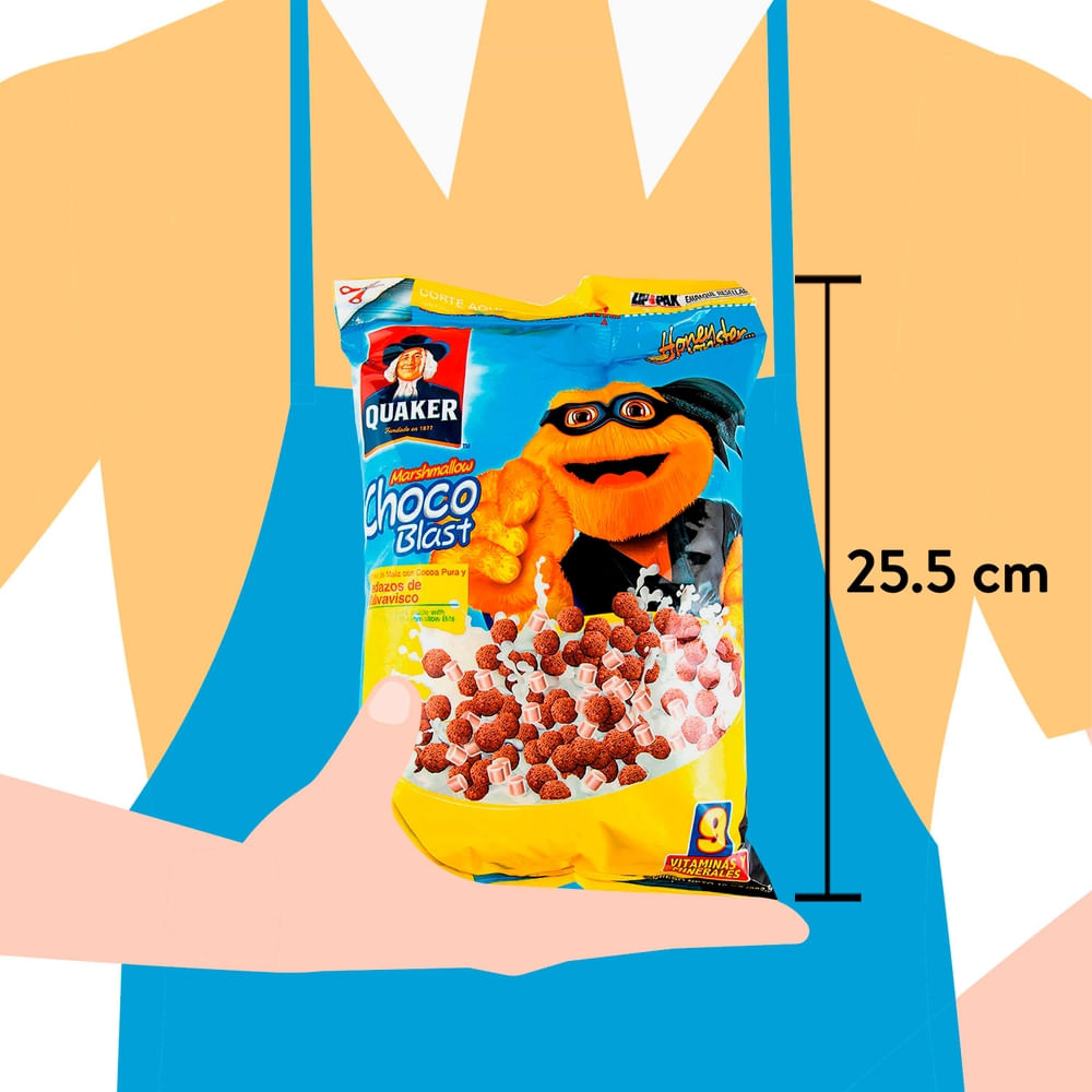 Comprar Cereal Quaker honey monster sabor cocoa con trozos de ...