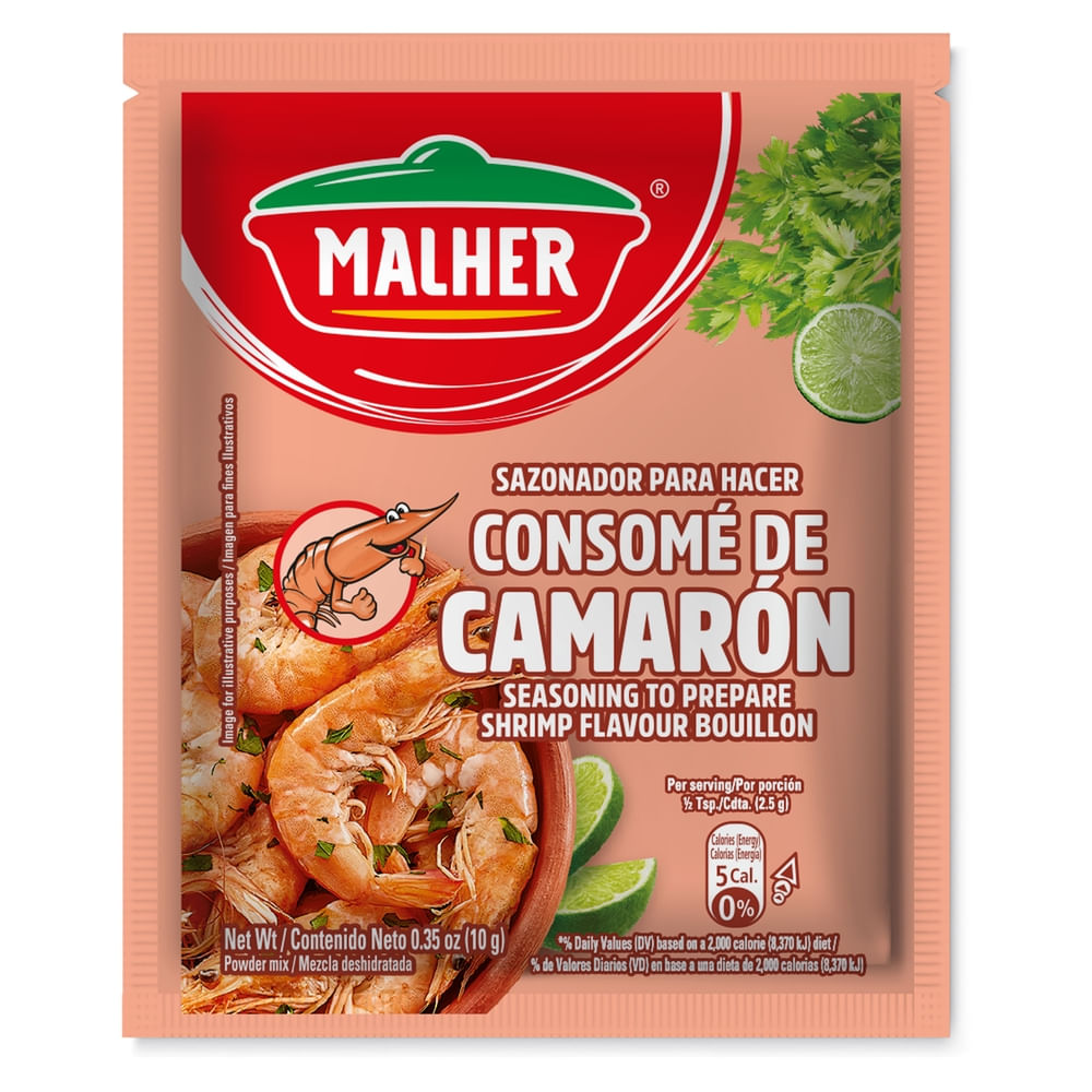 Comprar MALHER Consomé de Camarón 4 Sobres de 10g | Walmart Guatemala ...