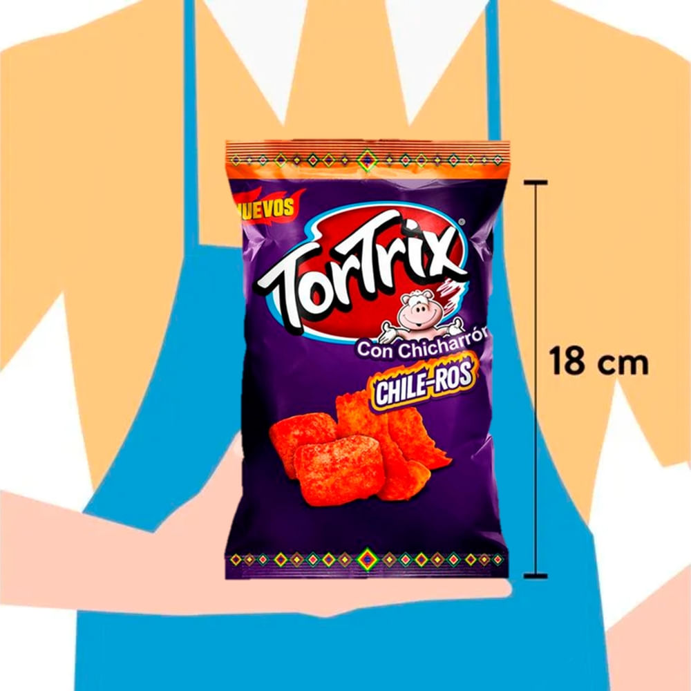 Comprar Snack Tortrix Con Chicharrón Chile-Ros - 120 g | Walmart ...