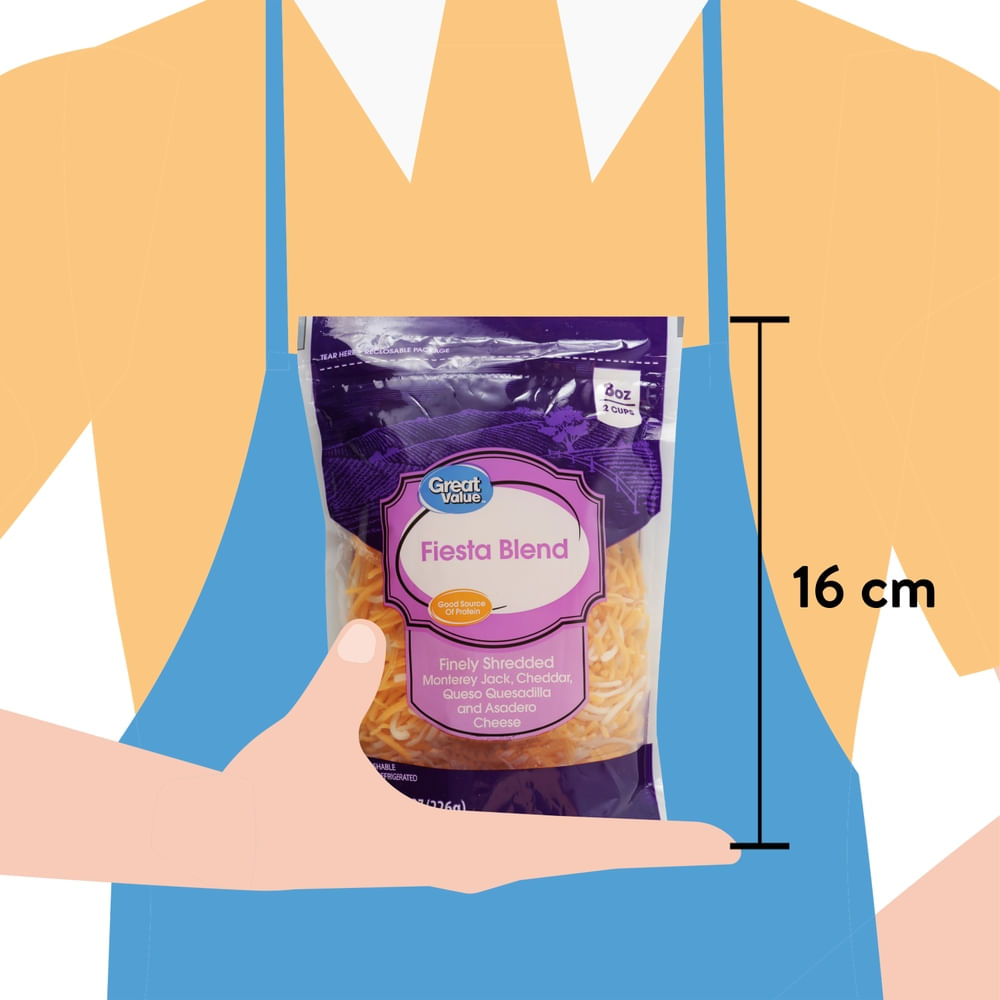 Comprar Queso Great Value rallado fiesta - 227 g | Walmart Guatemala ...