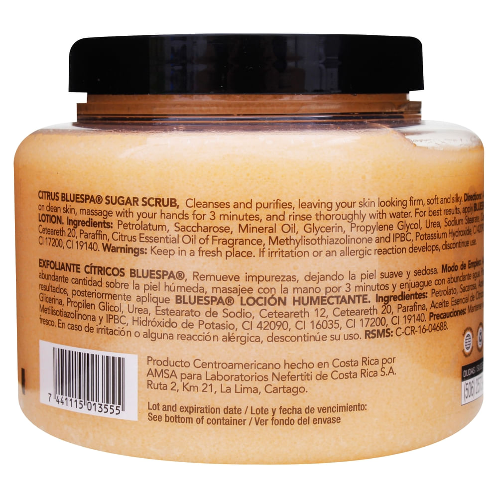 Comprar Exfoliante de azucar Blue Spa pasión citrica - 500 g | Walmart ...
