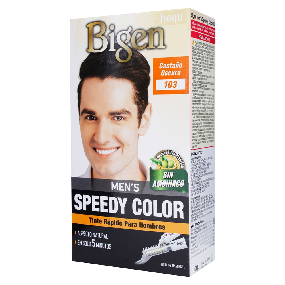 Comprar Tinte para cabello Bigen mens speedy color 103 castaño - 80 g ...
