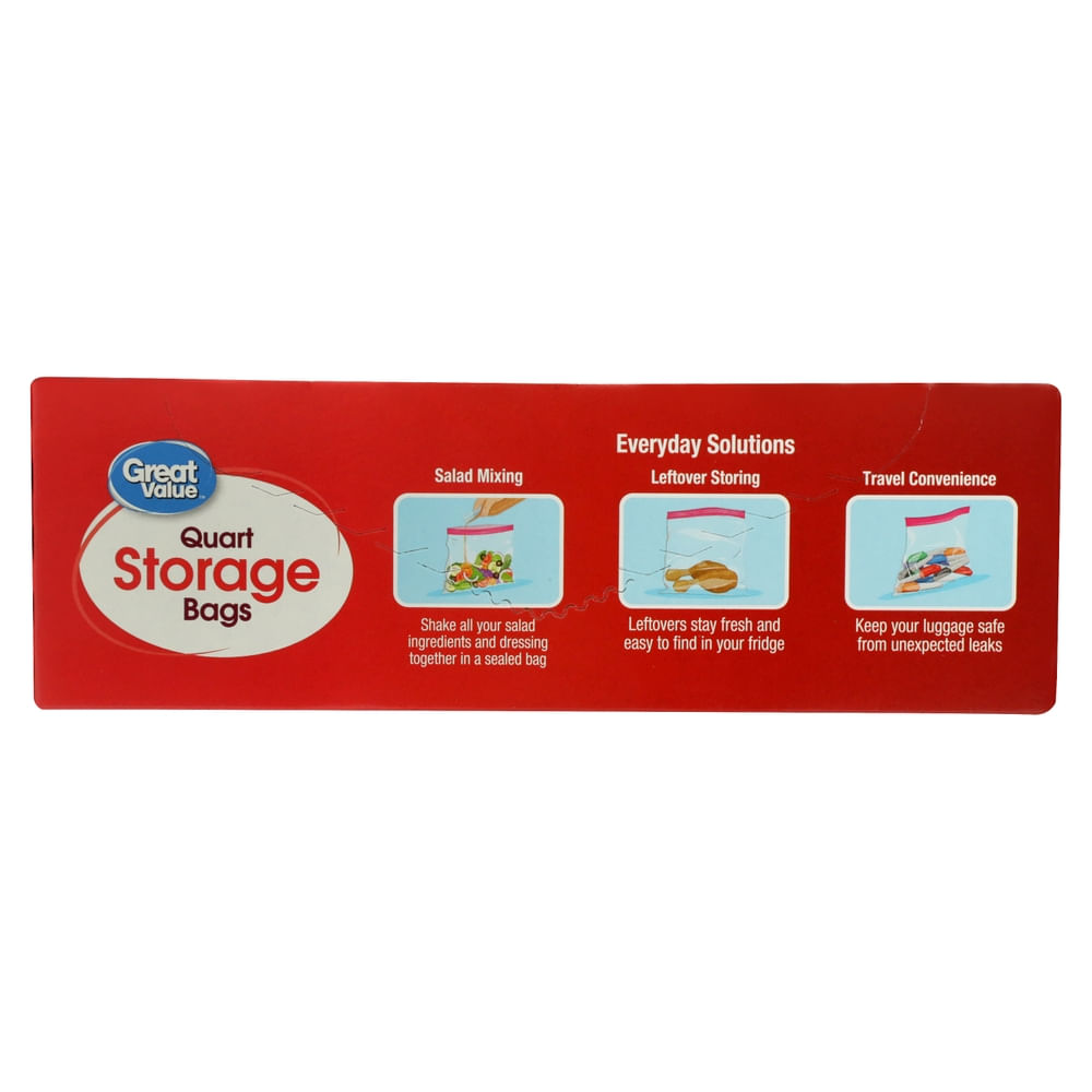 Comprar Bolsas Para Alimento Marca Great Value Almacena Cuarto - 50 ...