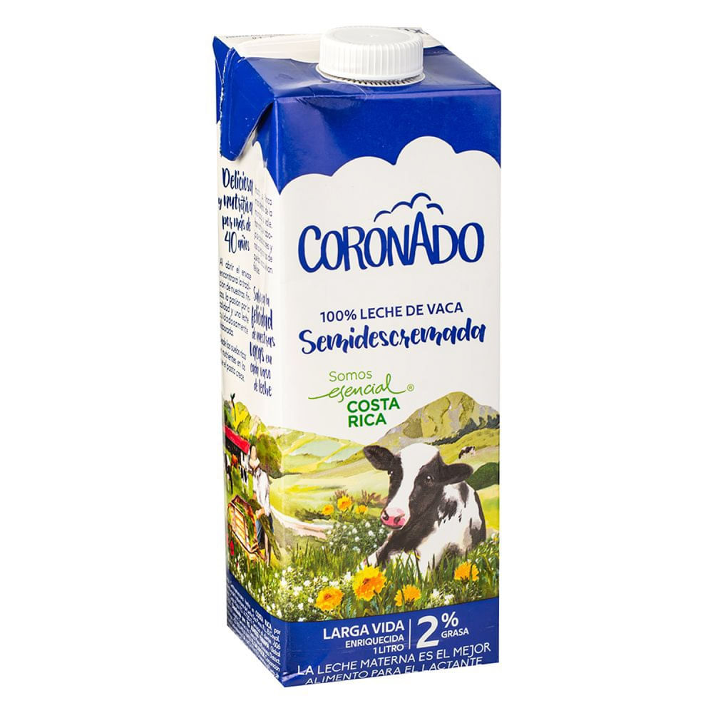 Comprar Leche Coronado líquida semidescremada - 1 L | Walmart Guatemala ...