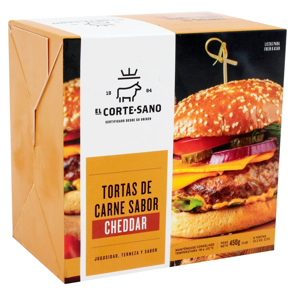 Comprar Torta De Res Corte Sano Sabor A Cheddar - 460g | Walmart ...