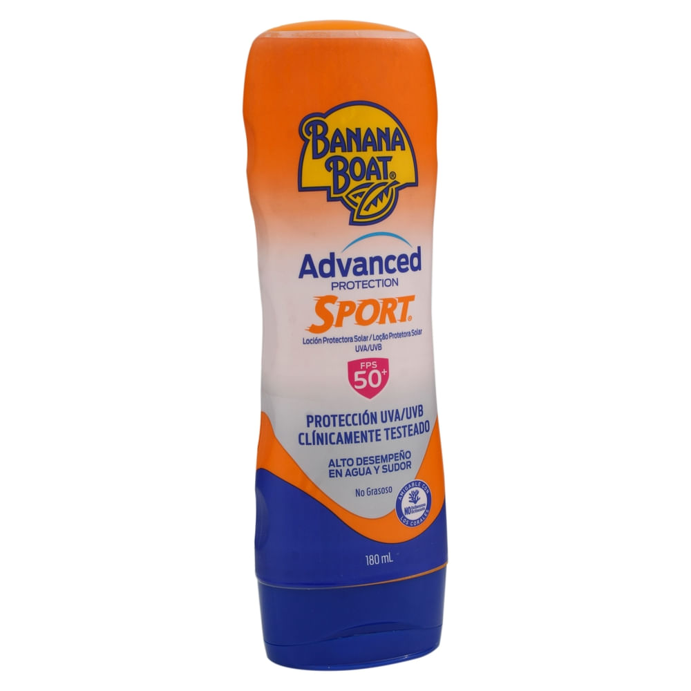 Comprar Protector solar Banana Boat advance sport FPS 50 - 180 ml ...