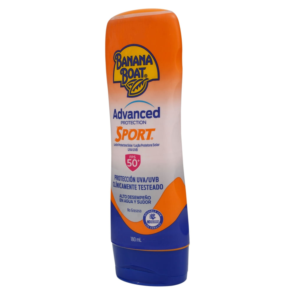 Comprar Protector solar Banana Boat advance sport FPS 50 - 180 ml ...