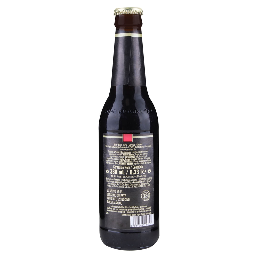 Comprar Cerveza Kostritzer schwarzbier oscura - 330 ml | Walmart ...