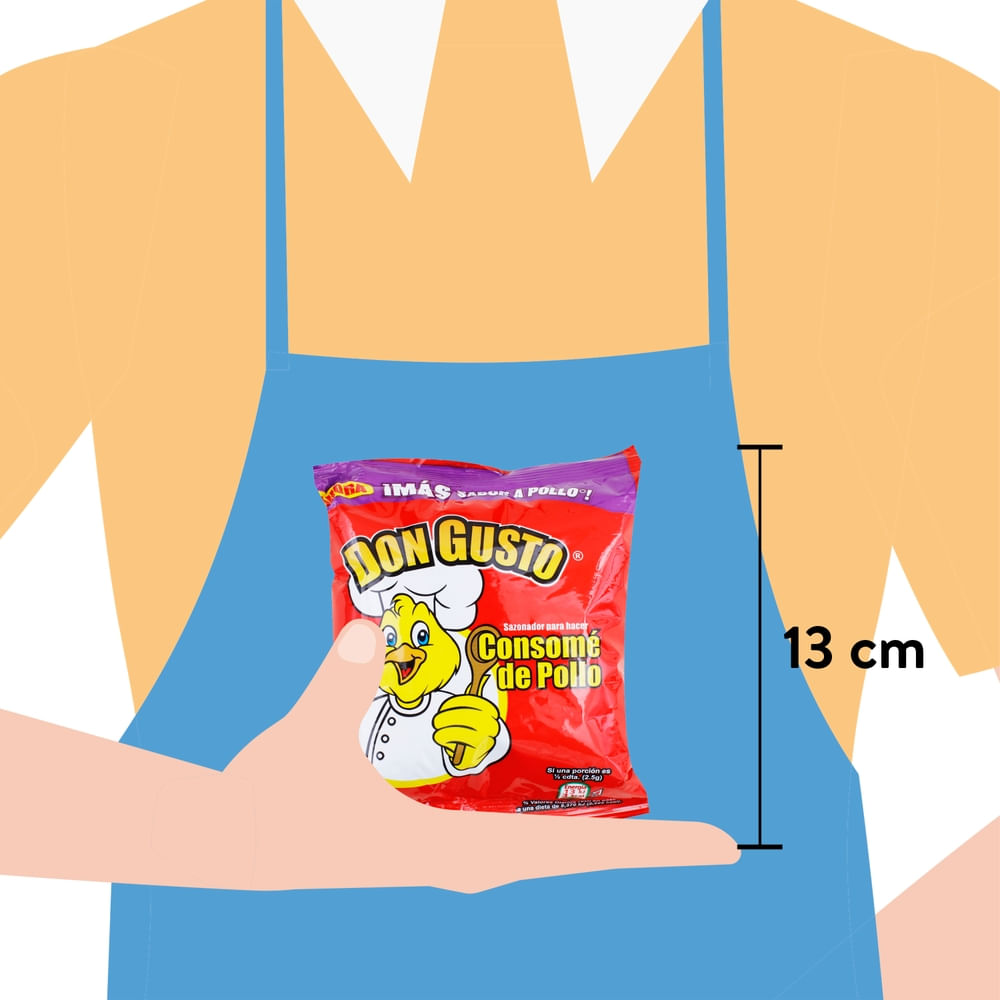 Consome De Pollo Don Gusto Bolsa - 200 g - Walmart | Guatemala