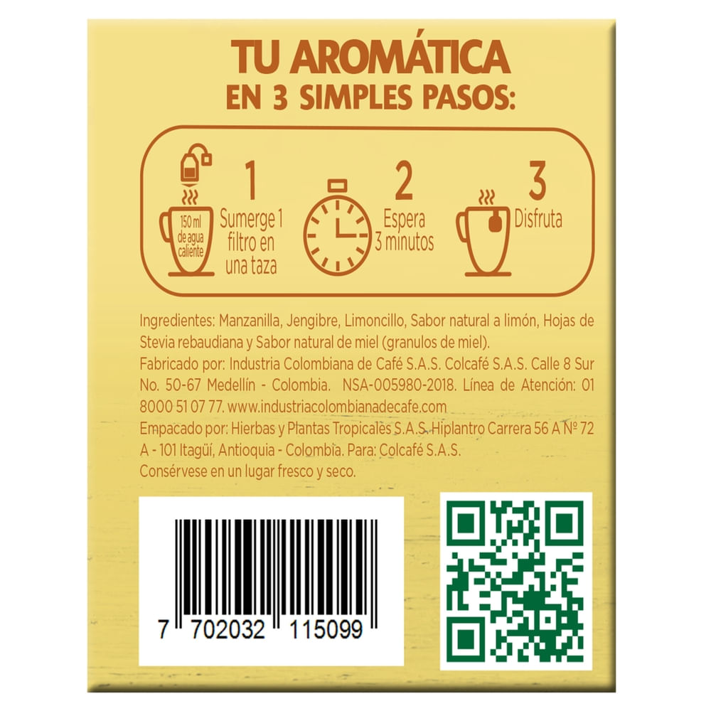 Comprar Infusión Tosh Manzanilla Limón - 24 g | Walmart Guatemala ...