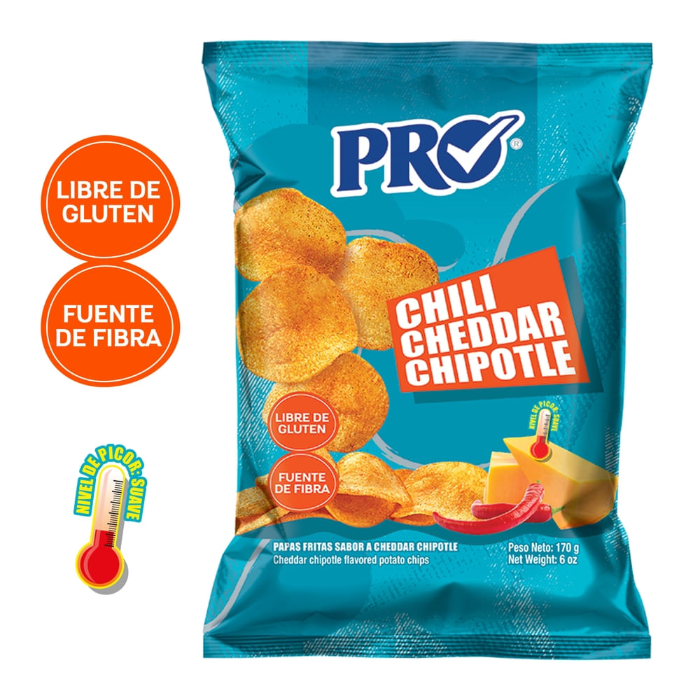 Comprar Papas Pro Tostadas cheddar chipotle -170 g | Walmart Guatemala