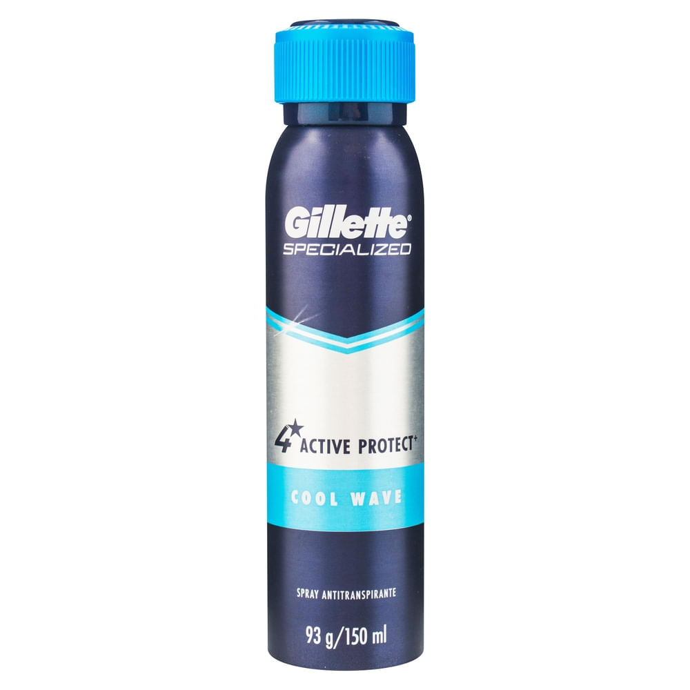Comprar Antitranspirante En Spray Gillette Specialized Cool Wave - 93g ...