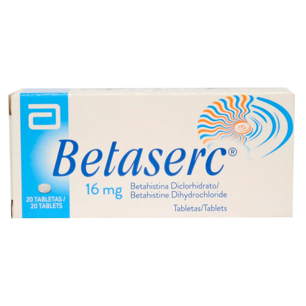 Comprar Tabletas Abbott Lab Betaserc 16 mg - 20 tabletas | Walmart ...