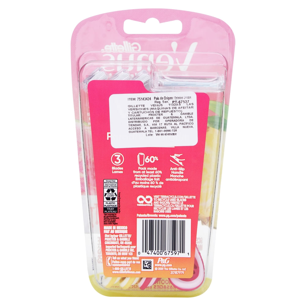 Gillette Venus Simply 4ea - Walmart | Guatemala