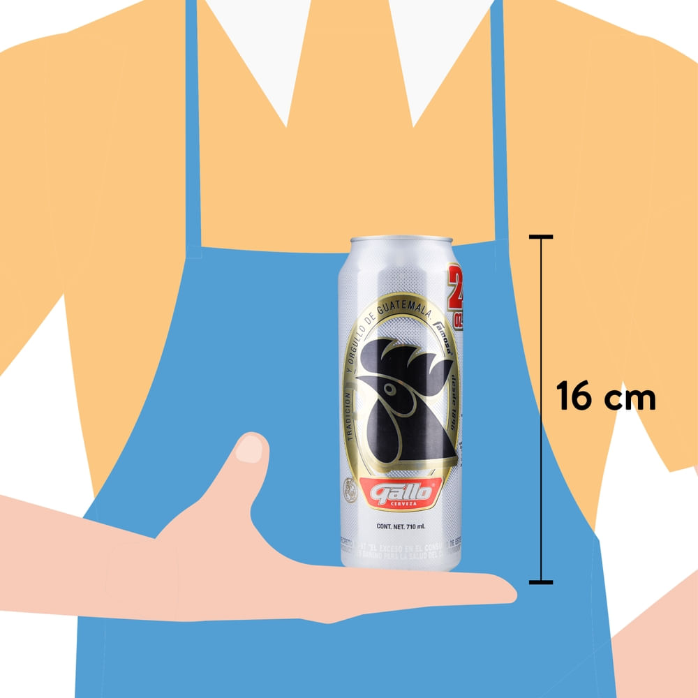 Comprar Cerveza Gallo Lata - 710ml | Walmart Guatemala - Walmart | Guatemala