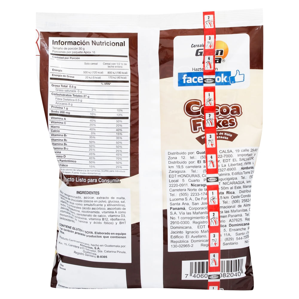 Comprar Cereal Gran Día Cocoa Flakes -500 g | Walmart Guatemala ...