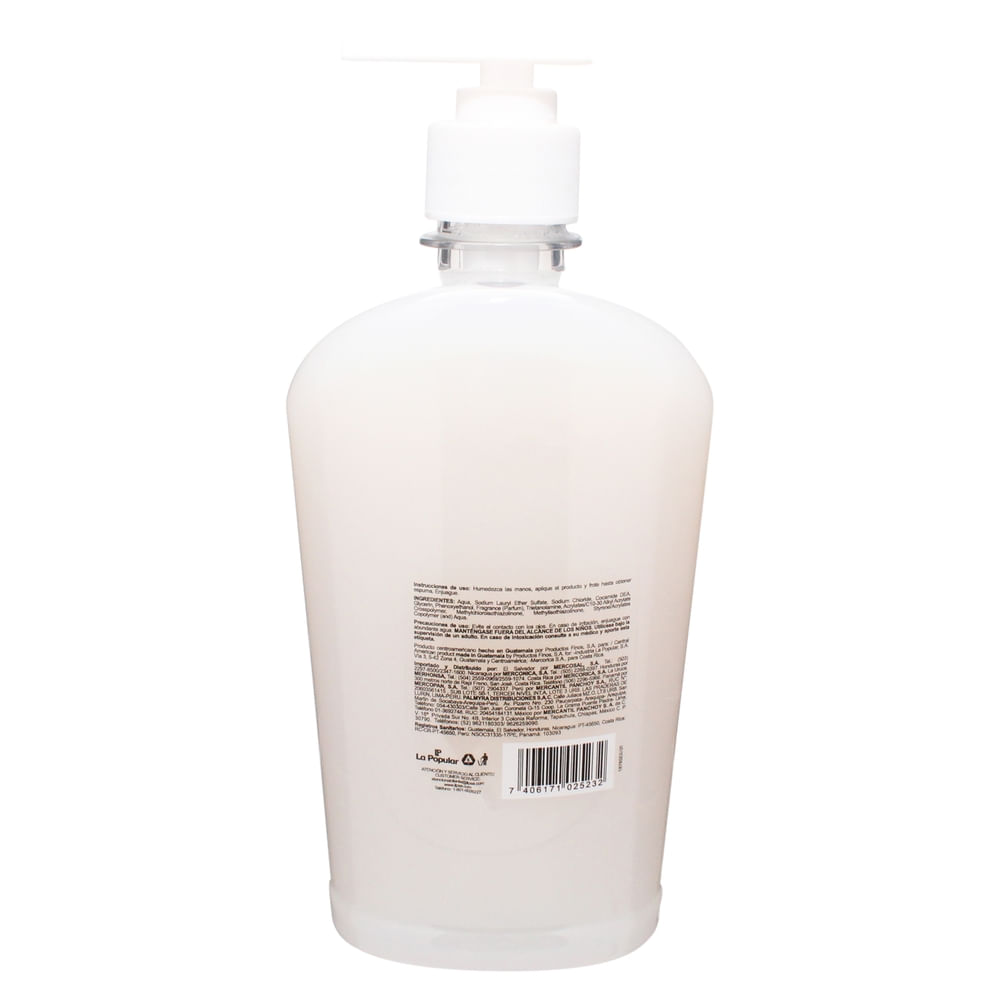 Comprar Jabón líquido Plus Cream avena y leche -500 ml | Walmart ...