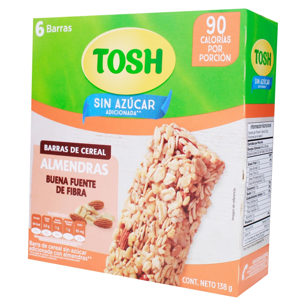 Comprar Barras Tosh Almendra Sin Azucar - 138 g | Walmart Guatemala ...