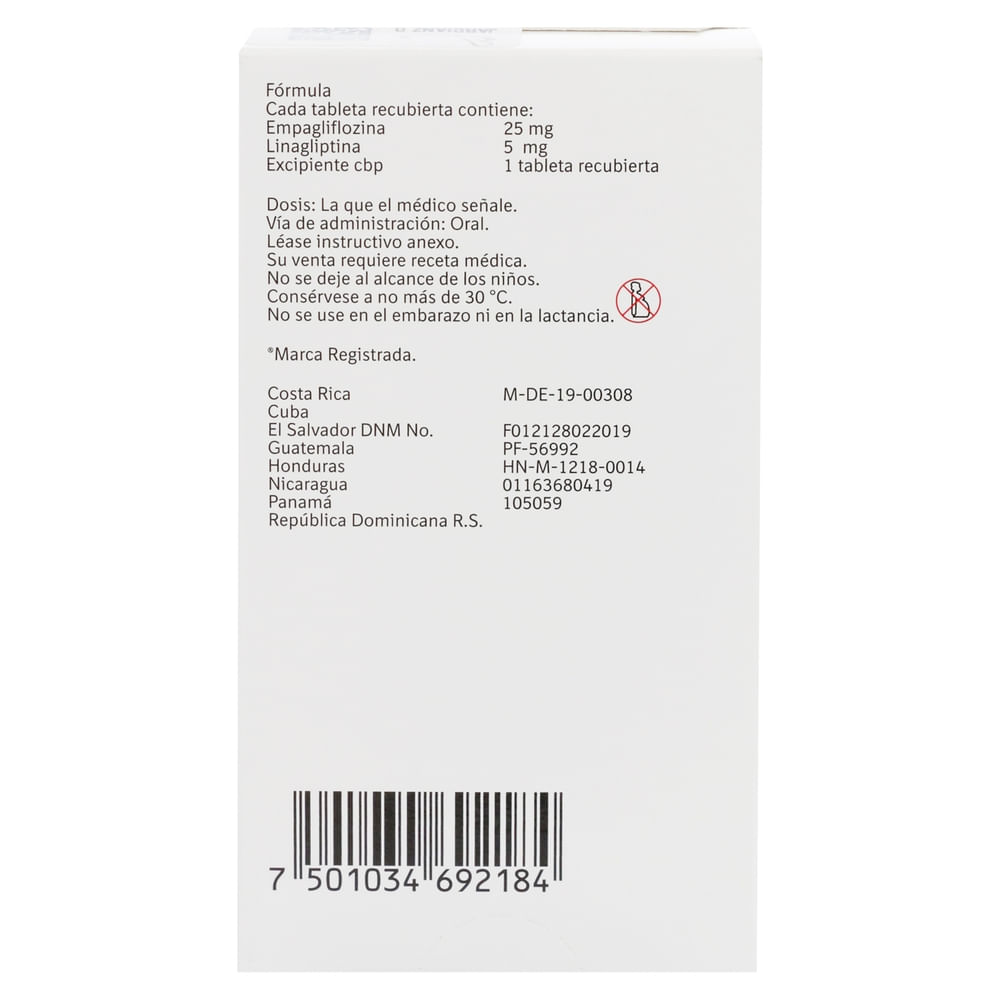 Comprar Jardianz Dpp 25/5Mg X 30 Tabletas | Walmart Guatemala - Paiz ...