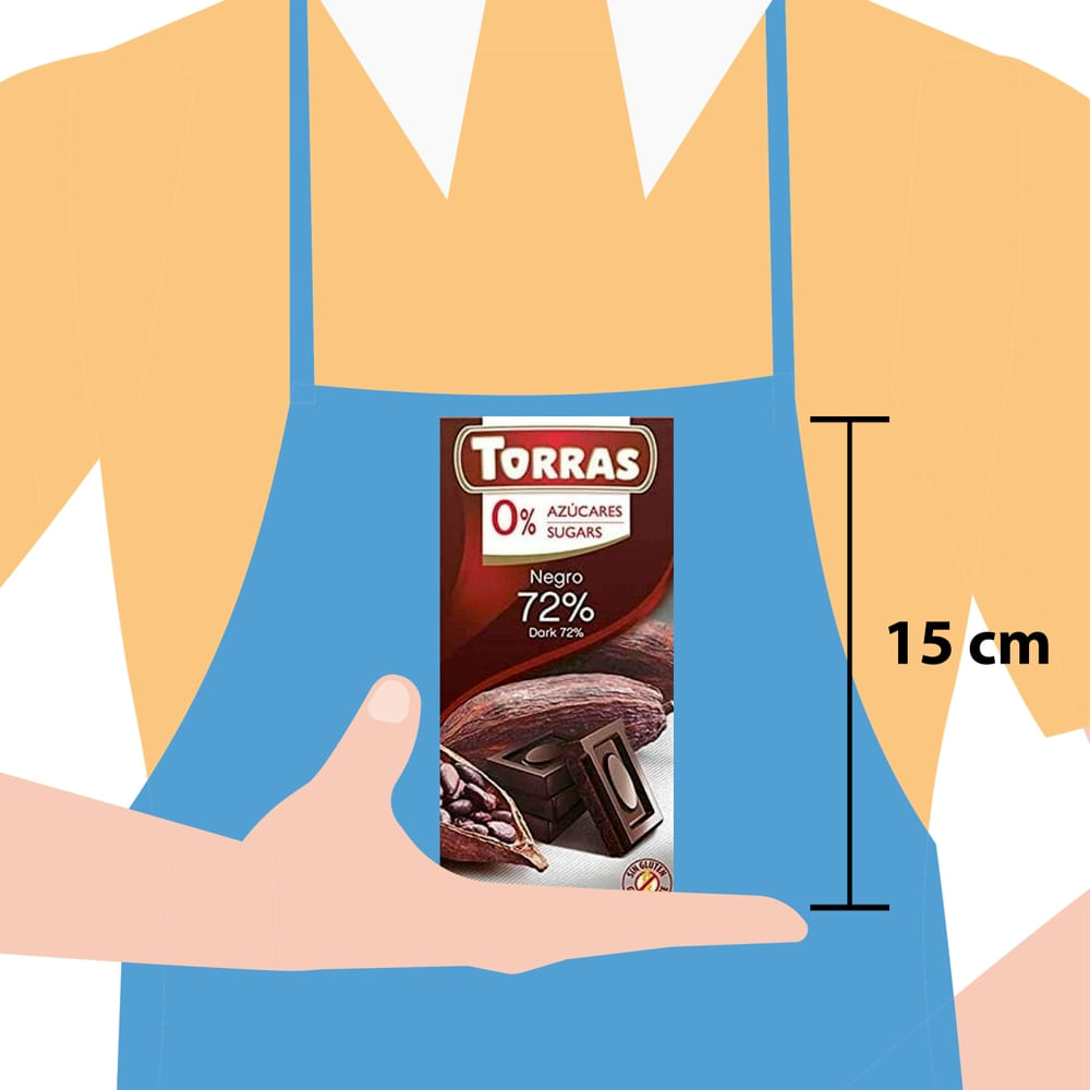 Comprar Chocolate Torras Negro Sin Azucar - 75 g | Walmart Guatemala ...