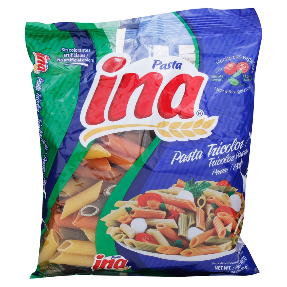 Comprar Pasta Ina Pluma Tricolor - 200 g | Walmart Guatemala