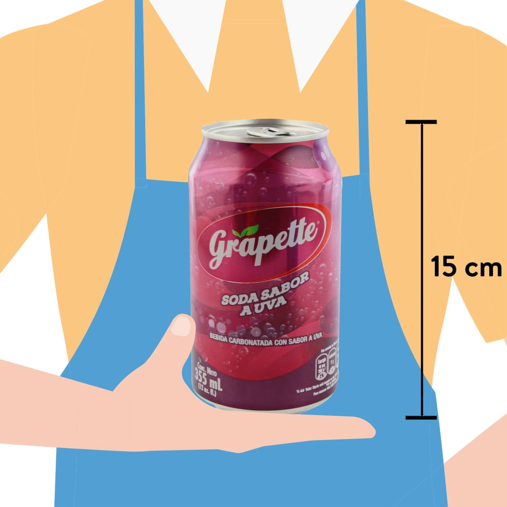 Comprar Gaseosa Grapette Sabor Uva Lata - 355ml | Walmart Guatemala ...
