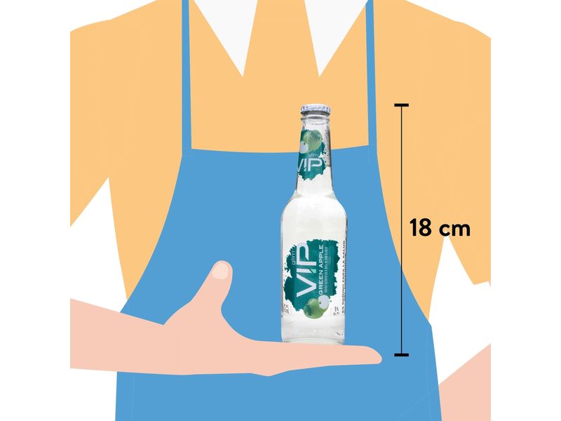 Comprar Bebida Vip Green Apple Glim - 355ml | Walmart Guatemala