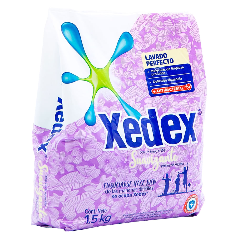 Detergente Xedex Suavizantes Pétalos De Violeta en Polvo - 1500 g ...