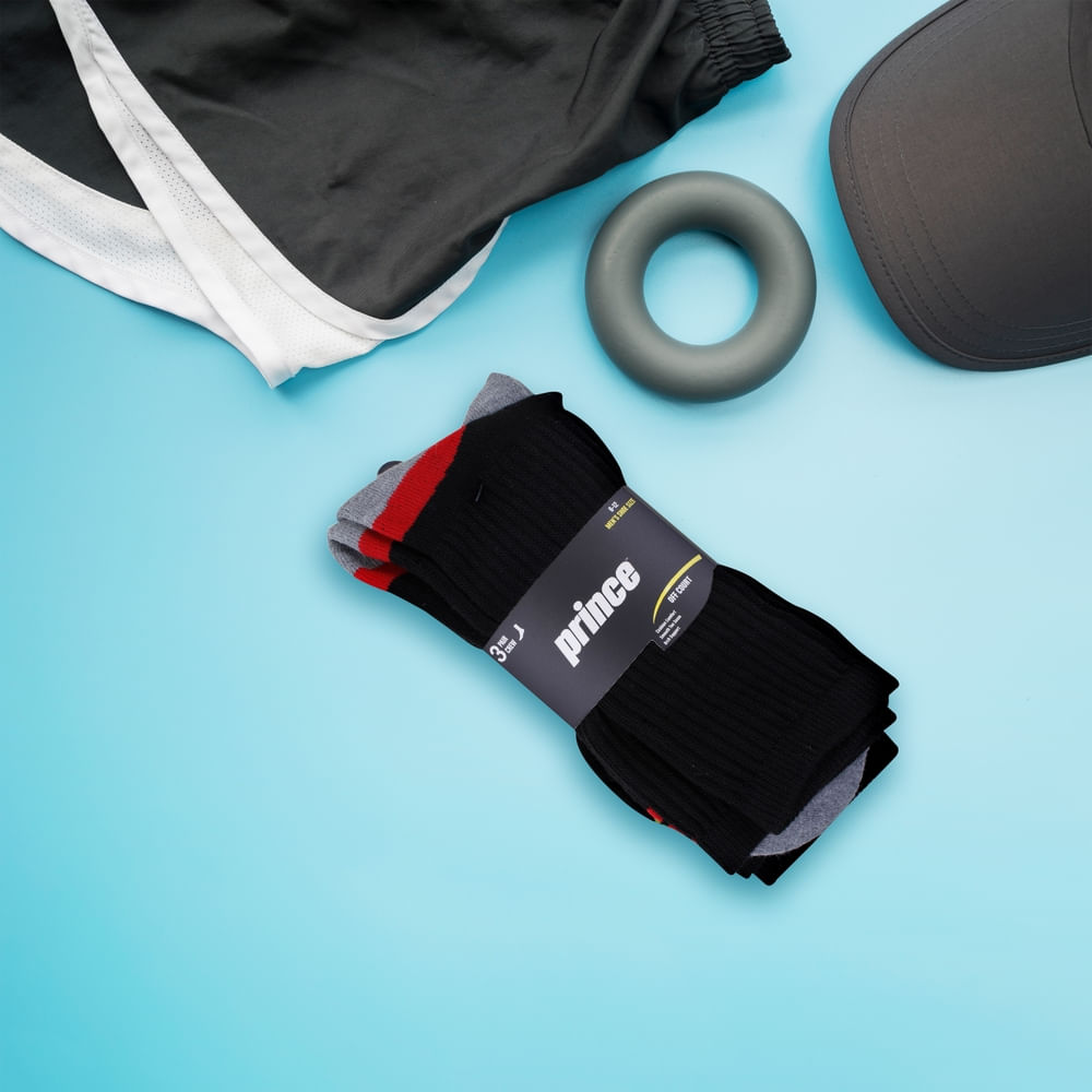 Prince Crew Mens6 Black 3P - Walmart | Compra en línea