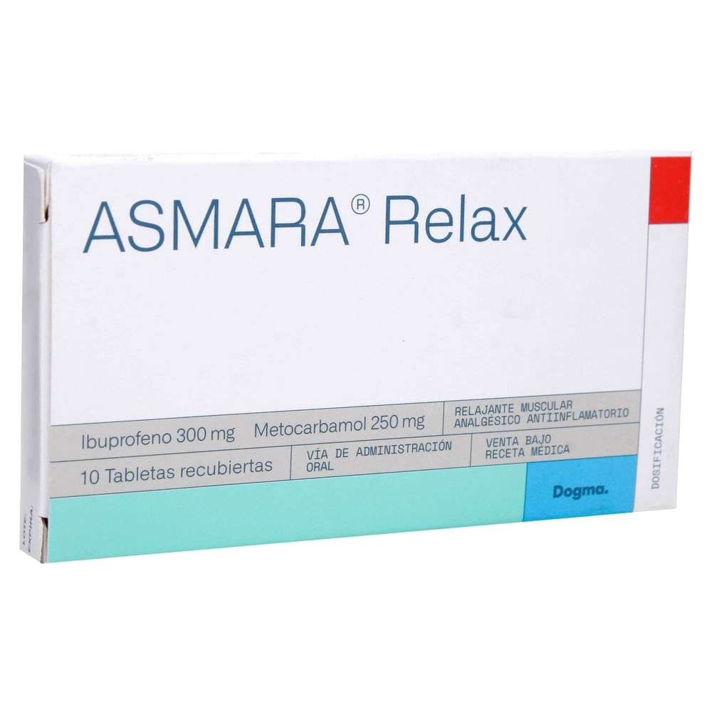 Asmara Relax 300Mg 10 Tabletas precio por unidad - Walmart | Guatemala