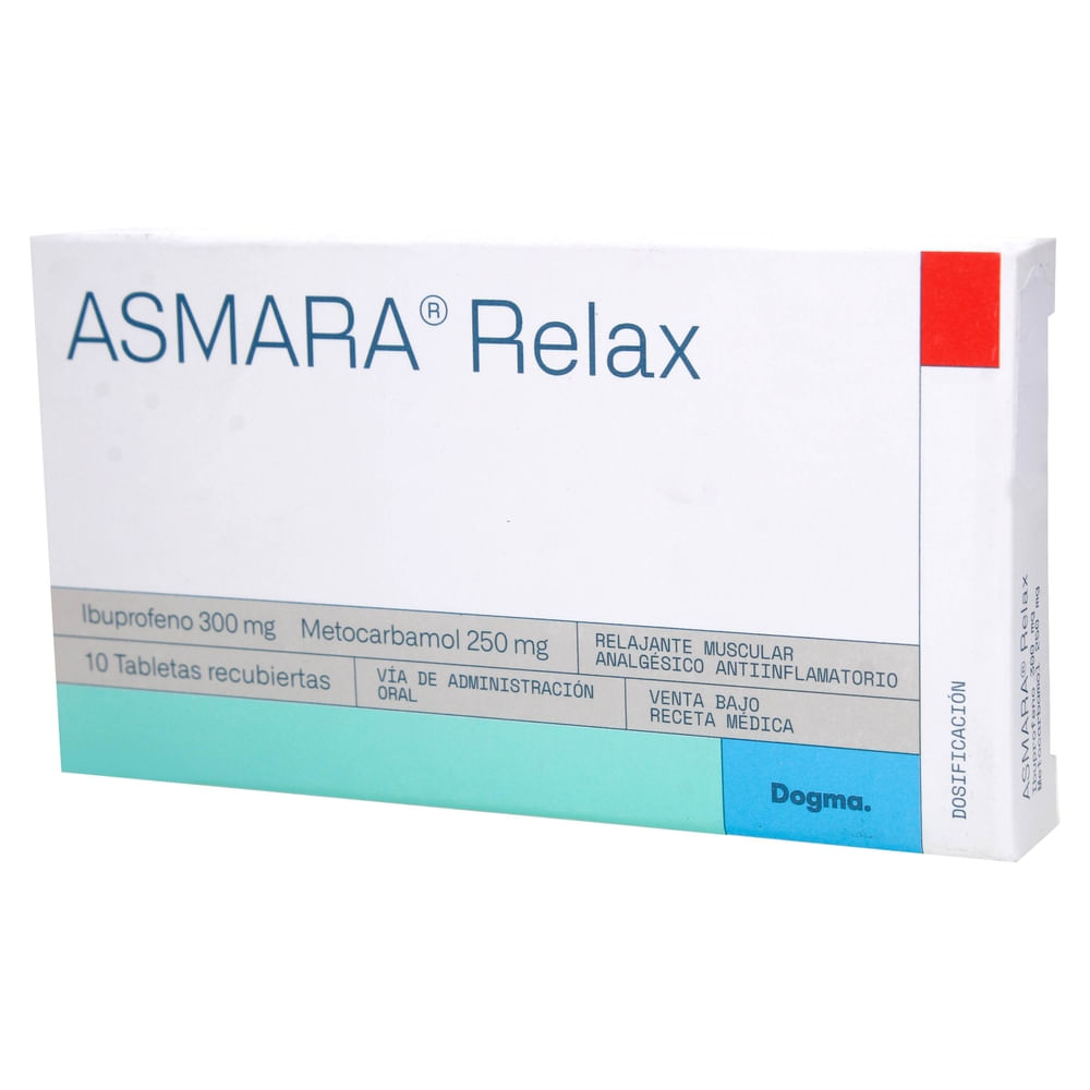 Asmara Relax 300Mg 10 Tabletas