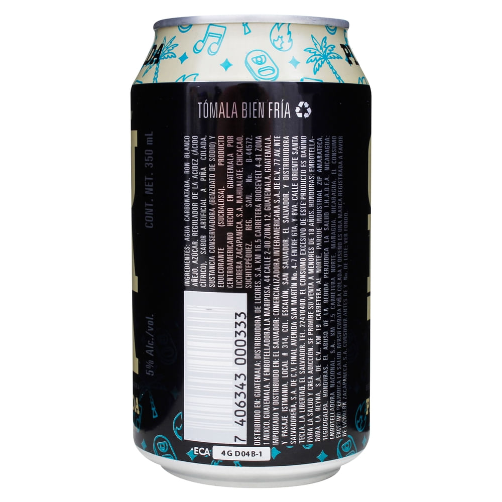 Comprar Cubata Pina Colada Lata 350ml | Walmart Guatemala