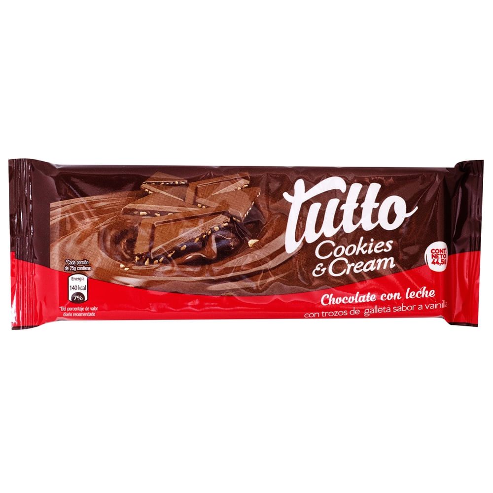 Comprar Chocolate Tutto Cookiescream de leche - 44.5 g | Walmart Guatemala