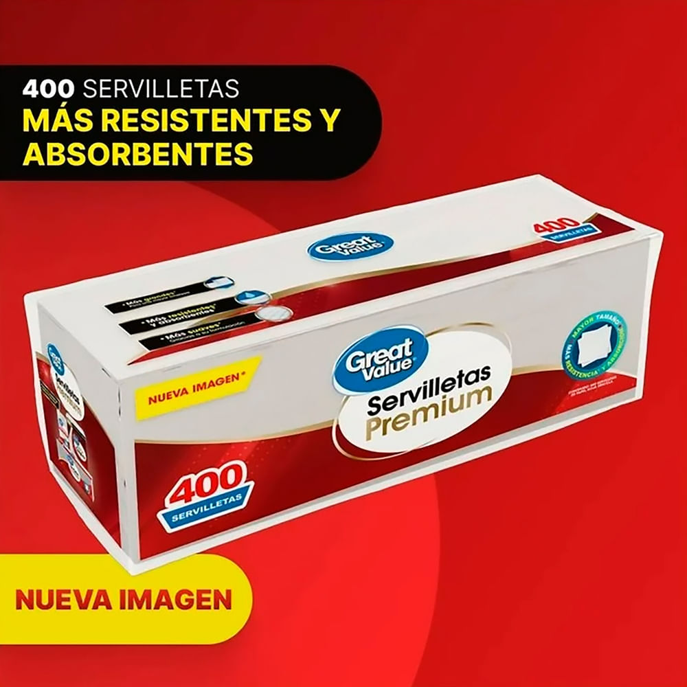 Comprar Great Value Serv Premium 400ea | Walmart Guatemala - Walmart ...