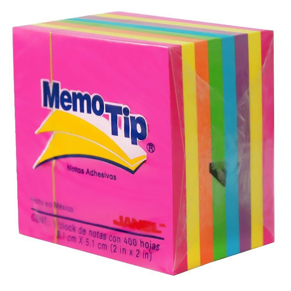 Comprar Notas adhesivas Memo Tip neón 2x2 - 400 hojas | Walmart ...
